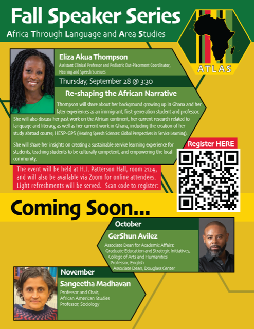 ATLAS Speaker Series | Eliza Thompson | HESP l Hearing and Speech Sciences Department l ...